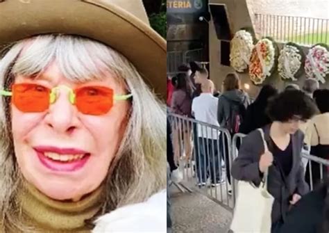 F S Fazem Fila Quilom Trica Para Se Despedir De Rita Lee V Deo