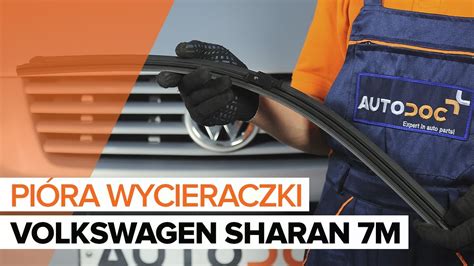 Jak wymienić przednie wycieraczki w VW SHARAN 7M TUTORIAL AUTODOC