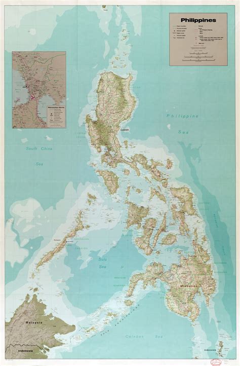 Large Scale Detailed Political And Administrative Map Of Philippines