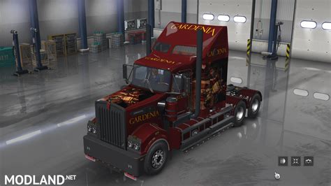 Kenworth T908 Gardenia Skin Mod For American Truck Simulator ATS