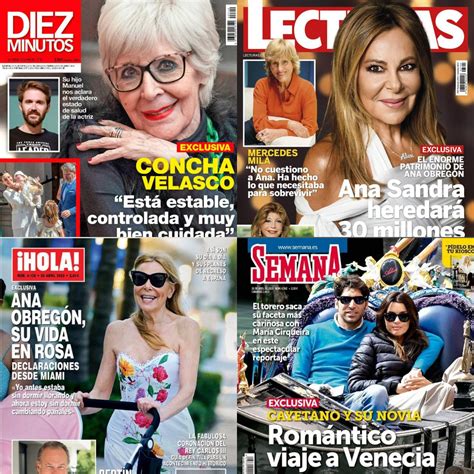 Prensa rosa Estas son las portadas del corazón de hoy 19 de abril