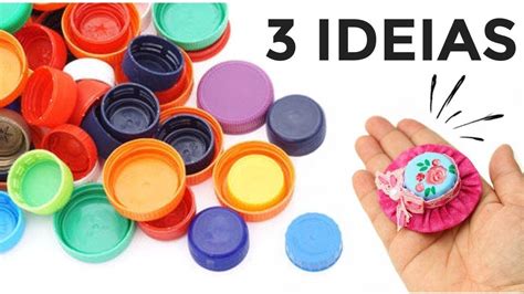 3 Ideias Incríveis Tampas de Garrafa Pet Plastic bottle crafts