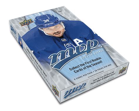 2023 24 Upper Deck MVP Hockey Hobby Box CloutsnChara