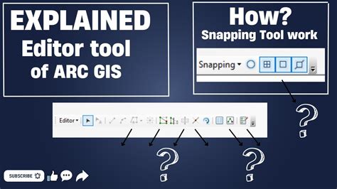 Understanding Editor Tool And Snapping Tool In Arc GIS YouTube