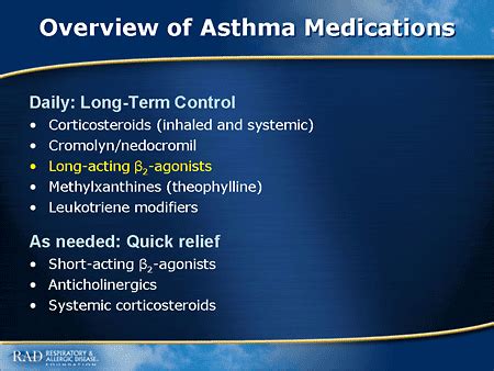 Asthma Guidelines And Effective Utilization Of Long Acting Beta Agonists