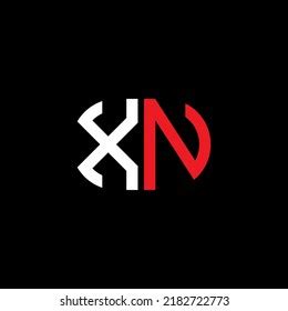 Xn Letter Logo Creative Design Vector Stock Vector Royalty Free