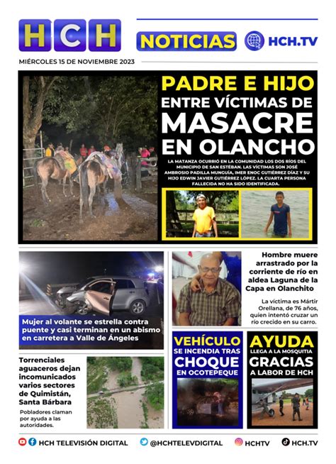 Portada Hch De Noviembre De Hch Tv