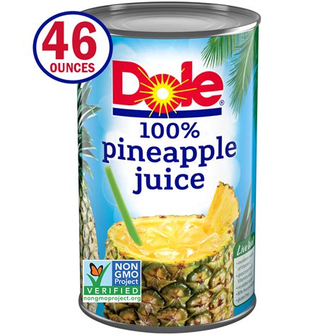 Dole All Natural Pineapple Juice Fl Oz Can Walmart Business