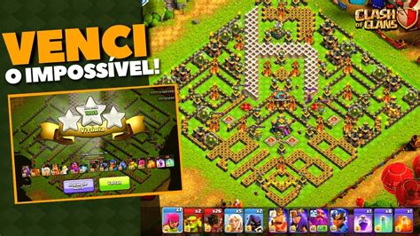 FÁCIL COMO COMPLETAR O DESAFIO IMPOSSÍVEL NO CLASH OF CLANS YouTube