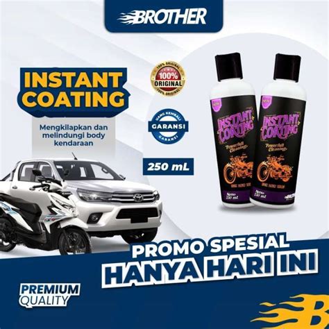 Jual SPECIAL PROMO Pengkilap Motor Instant Coating Brother Poles