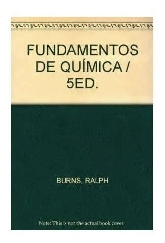 Libro Fundamentos De Quimica Ed Ralph Burns Mercadolibre