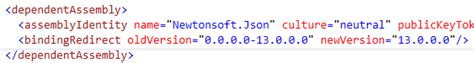 c system io filenotfoundexception could not load file or assembly newtonsoft json version