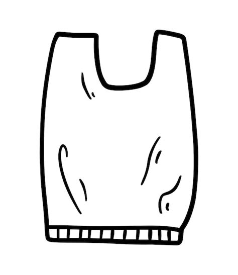 Bolsa De Pl Stico Para Llevar Comestibles Doodle Libro De Colorear De