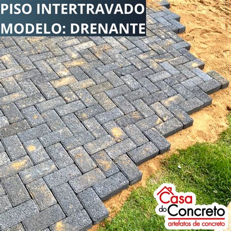 O que é piso intertravado drenante Blog da Casa do Concreto