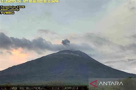 Gunung Ile Lewotolok Di Lembata Kembali Erupsi ANTARA News