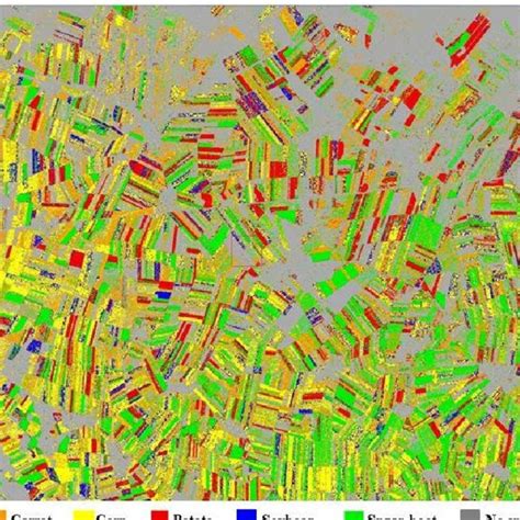 crop classification map obtained by svm with multi temporal download scientific diagram