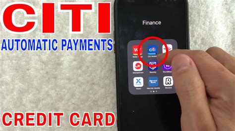 How To Set Up Automatic CITI Credit Card Payments YouTube
