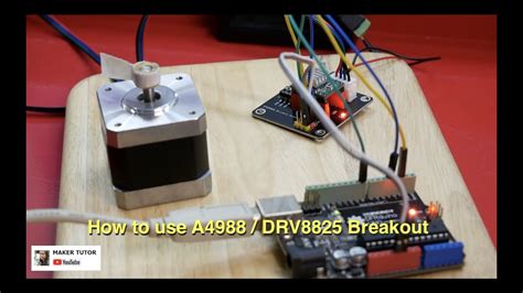 How To Use A4988 DRV8825 Stepper Motor Drive Control Board YouTube