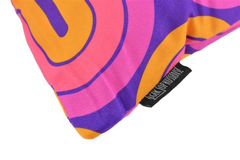Retro Groovy X Cm Kussenhoes Katoen Polyester Gek Op Kussens