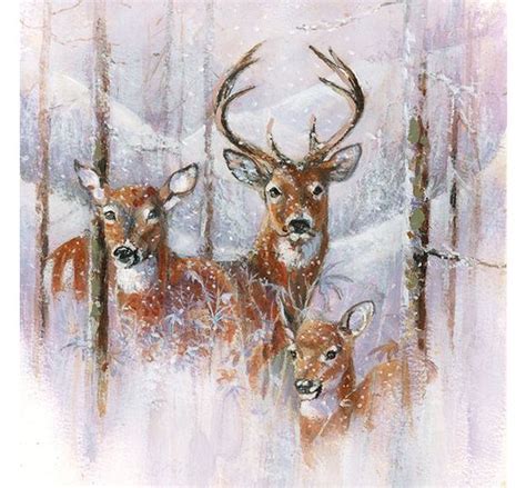 Serviette Wildtiere Im Winter VBS Hobby Bastelshop