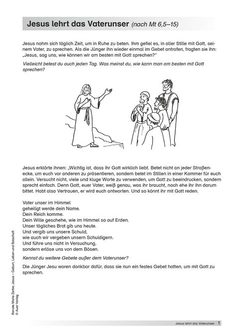 Grundschule Unterrichtsmaterial Religion Jesus Christus