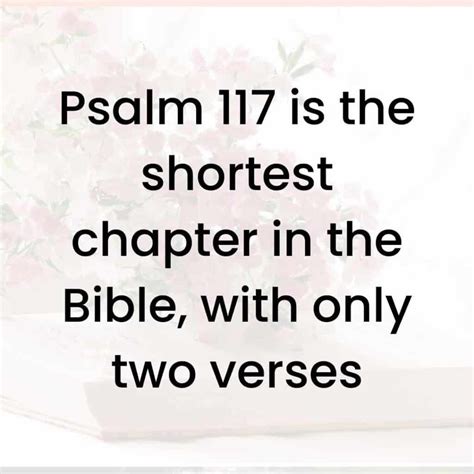 Shortest Psalm In The Bible Brainy Breeze