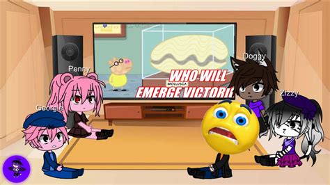 Gacha Club Piggy Characters React To Piggy Memes Peppa And Roblox