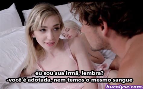 Porngo Irmã Adotiva Batendo a Buceta no Irmão Legendado