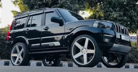 First Ever Mahindra Scorpio Classic With Inch Alloys Worth Rs