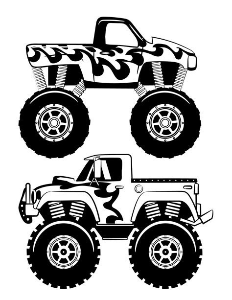 Monster Truck Coloring Pages