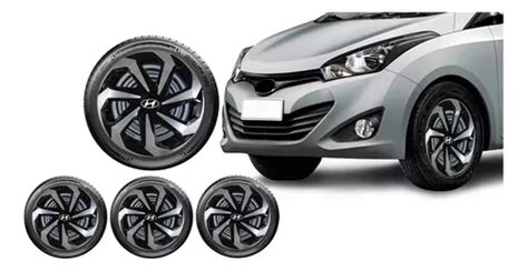 Jogo Calota Spider Aro 14 Hb20 Hatch Sedan 2021 2022 2023