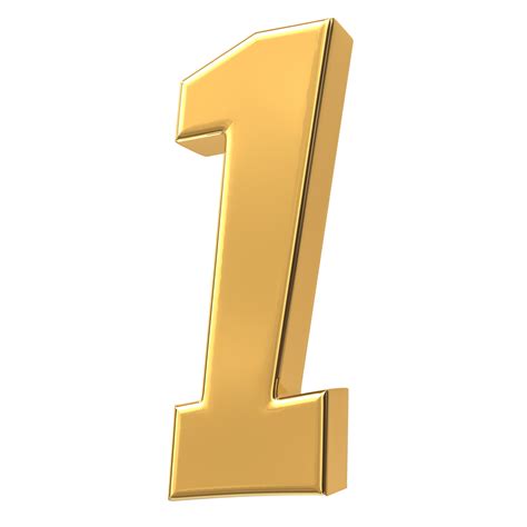 Gold Number On Transparent Background 27256232 PNG