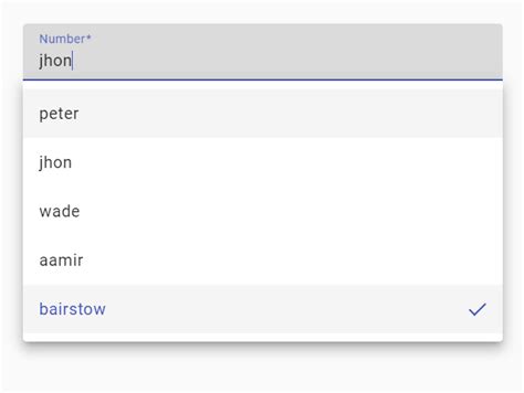 javascript highlight dropdown option programmatically in material autocomplete stack overflow