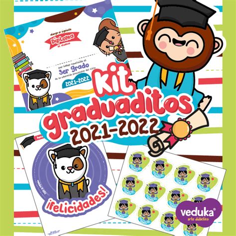 Kit Graduaditos 2022 Veduka Arte Didáctico