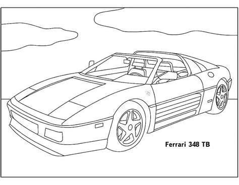 Coloriage La Ferrari T L Charger Et Imprimer Gratuit Sur
