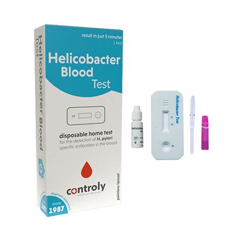 Test na obecność bakterii Helicobacter pylori z krwi 1 test