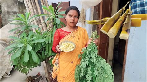 Bamboo Shoots Curry How To Make Bamboo Shoots Recipe In Sathali Youtube