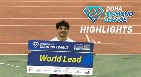 Doha Diamond League Highlights Neeraj Chopra Wins Eldhose Paul