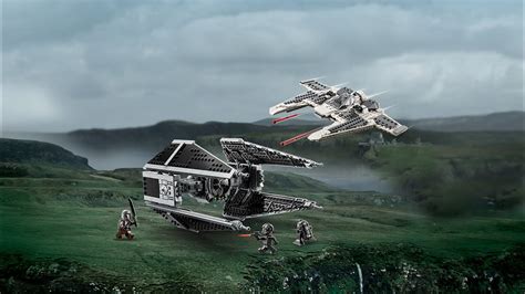 LEGO Star Wars Mandalorian Fang Fighter Vs TIE Interceptor 75348