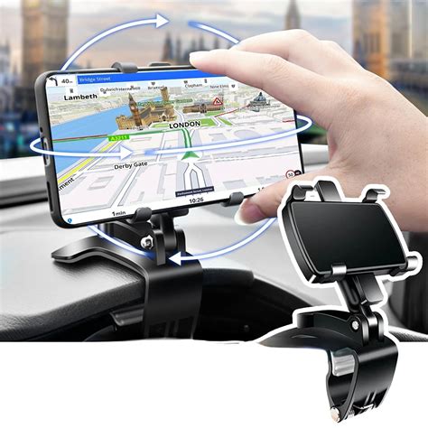 Soporte Universal De Tel Fono Para Salpicadero De Coche Montaje De Clip