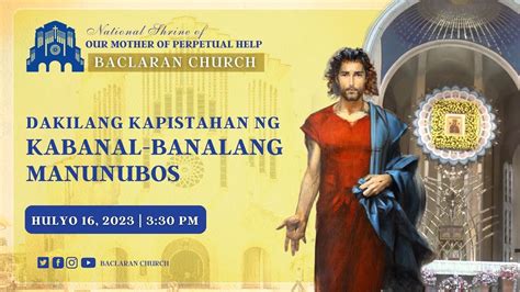 Baclaran Church Live Dakilang Kapistahan Ng Kabanal Banalang Manunubos