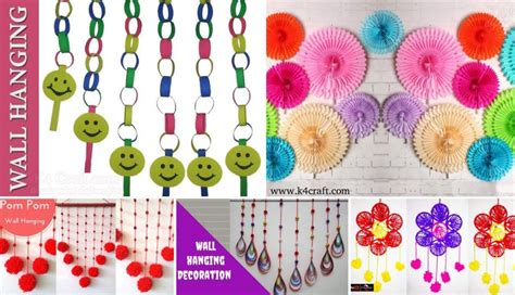 Diy Easy Wall Hanging Craft Ideas Tutorials K Craft