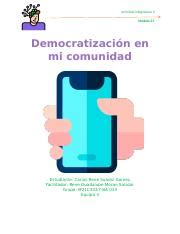 SUREZGOMEZ CARLOSRENE M21S3AI6 Docx Actividad Integradora 6 Modulo 21