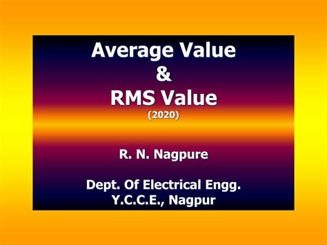 Solution Average Value And Rms Value Studypool