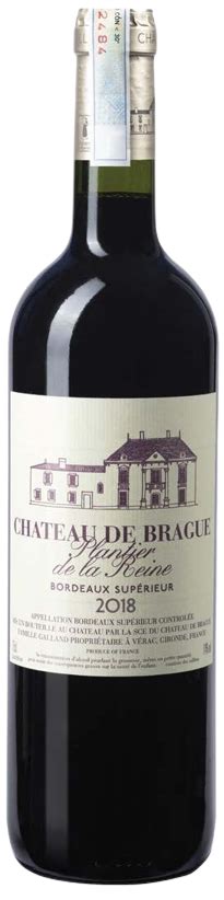 AOC Bordeaux Superieur PLANTIER DE LA REINE 2018