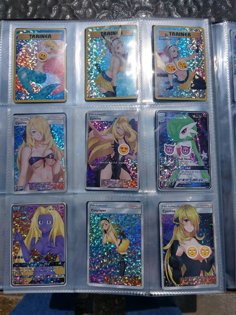 Sexy Trading Cards Pc Set Full Art Orica Holo Pokemon Etsy