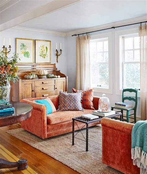 Country Living On Instagram Why Not Consider A Burnt Orange Sofa