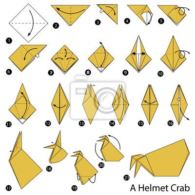 Instrukcje krok po kroku jak zrobić origami ptak origami skrzydło