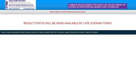 IBPS Clerk Result 2022 Out Direct Prelims Result Link Score Card