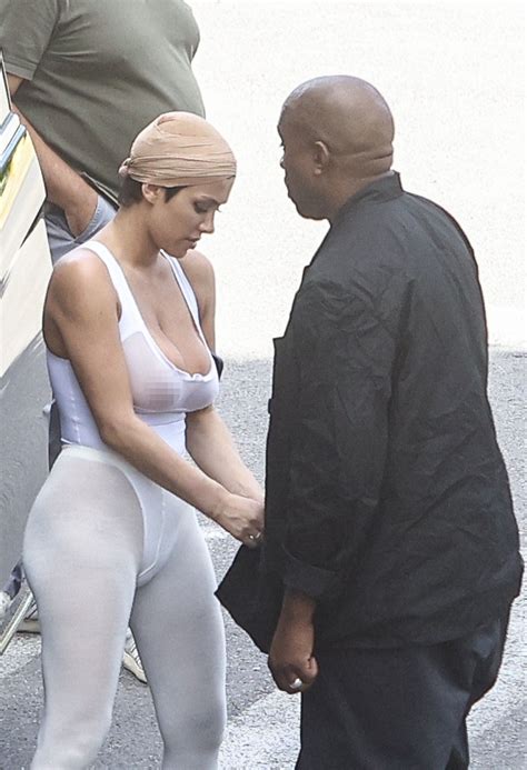 Kanye West Grabs Wife Bianca Censoris Butt As She Steps Out In Yet